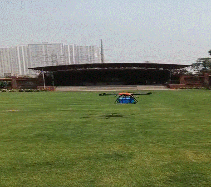 TRIAL RUN OF BLOOD BAG DELIVERY UNDER THE iDRONE INITIATIVE OF ICMR SUCESSFULLY CONDUCTED